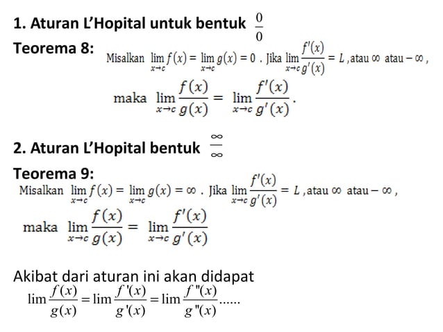 Bab 5. Aplikasi Turunan ( Kalkulus 1 ) | PPS