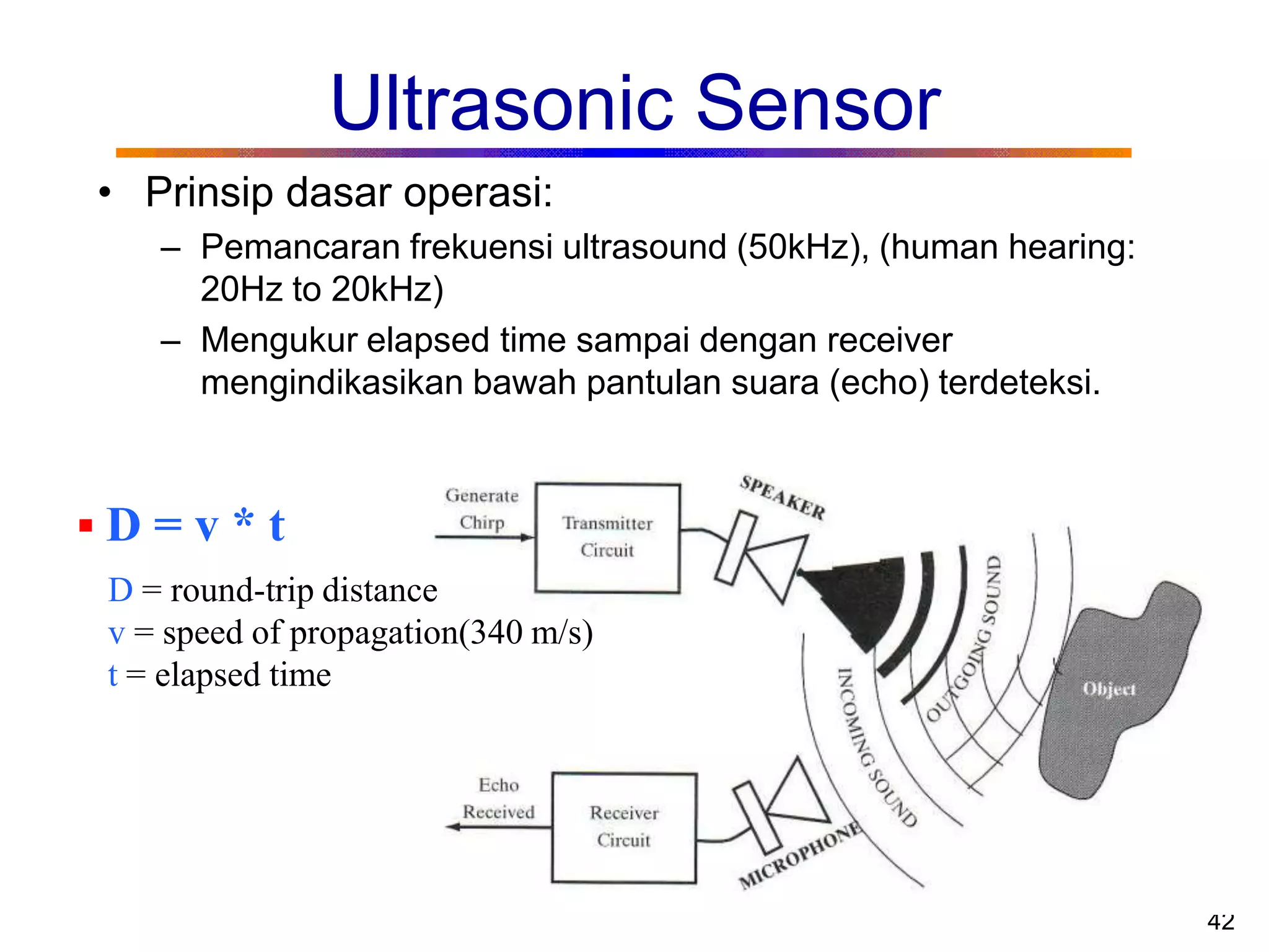 Bab v. sensor robot dan navigasi | PPSX