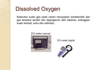 baku mutu air dan parameter kualitas air | PPTX
