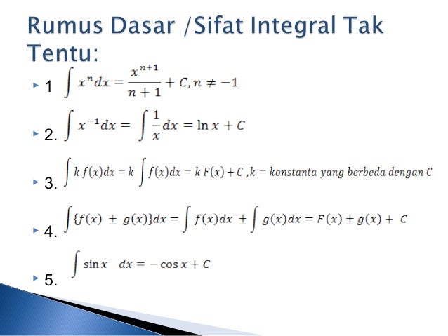 Bab 6. Integral ( Kalkulus 1 )