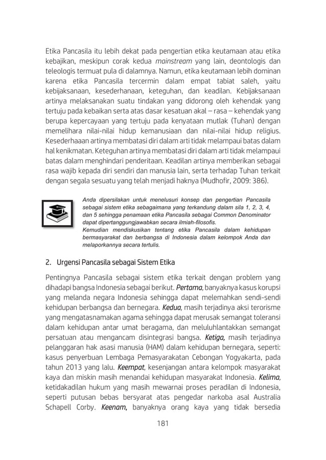 Bab vi bagaimana pancasila menjadi sistem etika | PDF