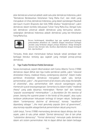 Bab vi hakikat,instrumentasi dan praksis demokrasi indonesia ...