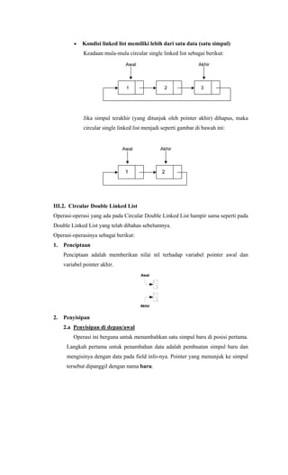 circular linked list | PDF