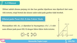 TRANFORMASI GEOMETRI MATEMATIKA KELAS XI | PPTX