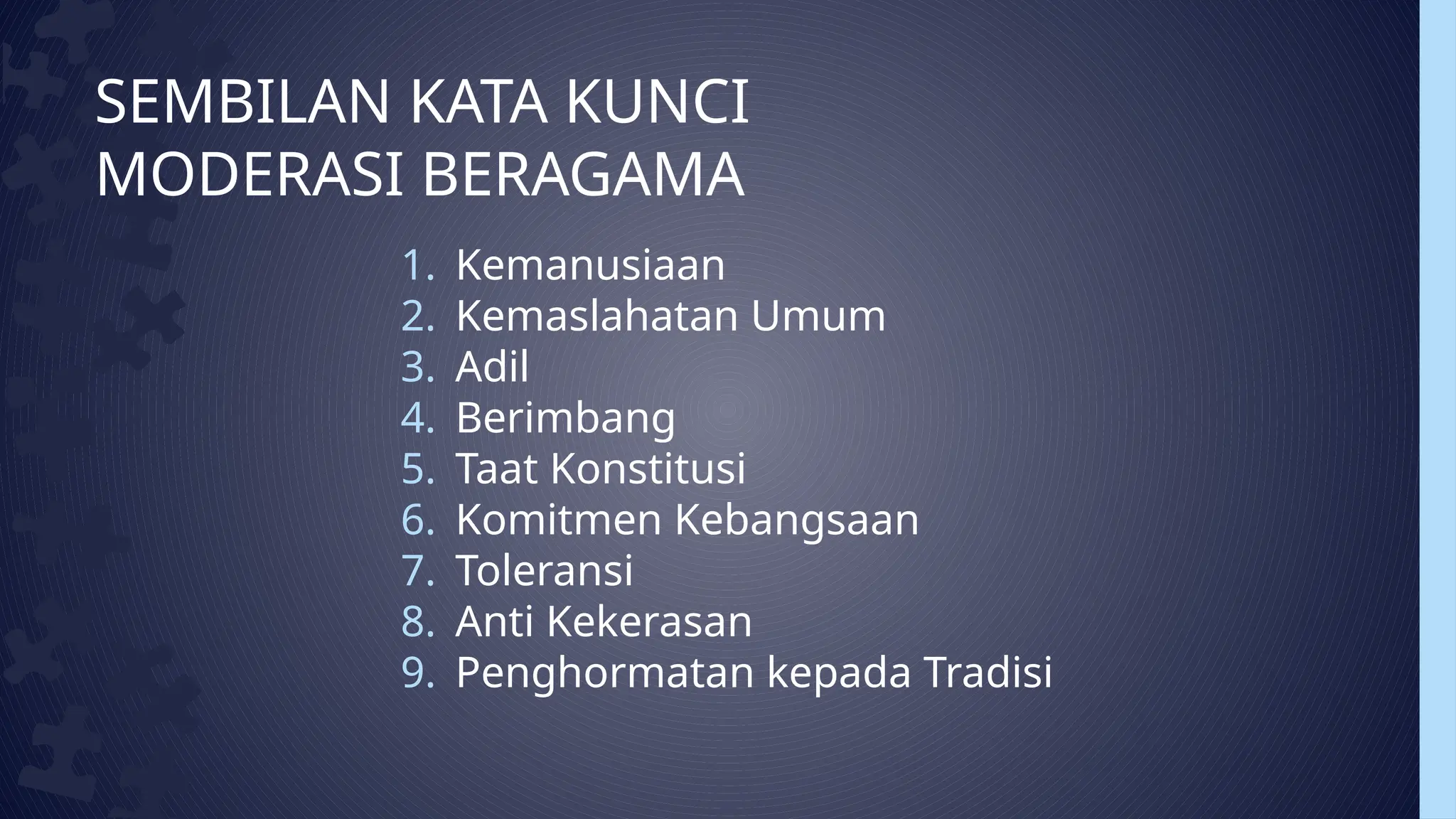 Bab VII_Bahan Tayang PMB 2 Sembilan Kata Kunci Moderasi Beragama.pptx