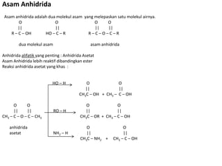 asam anhidrida | PPTX