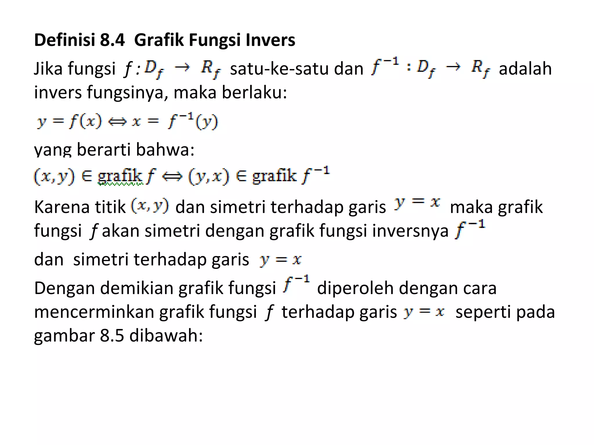 Bab 8. Fungsi Transenden ( Kalkulus 1 ) | PPS