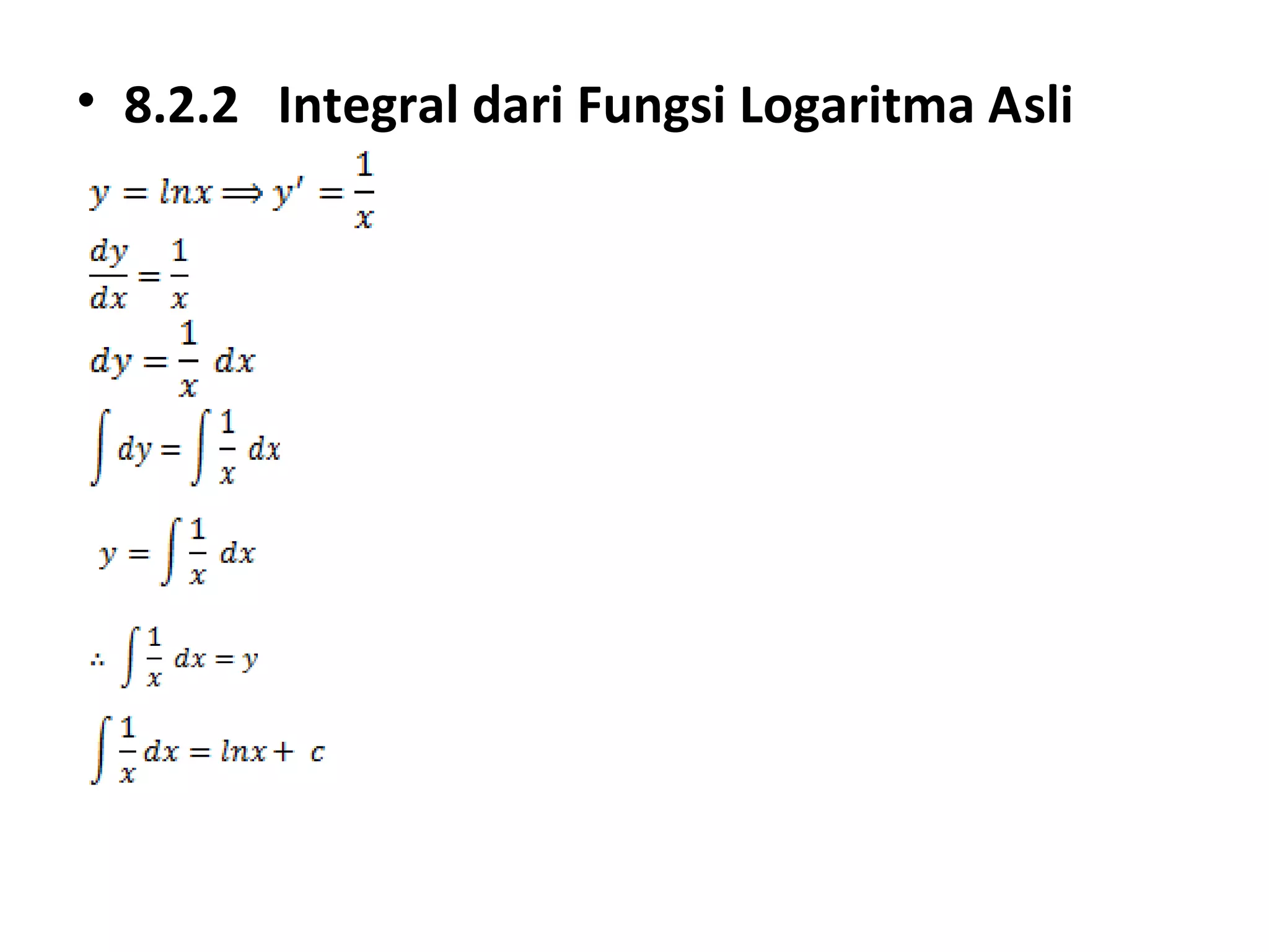 Bab 8. Fungsi Transenden ( Kalkulus 1 ) | PPS