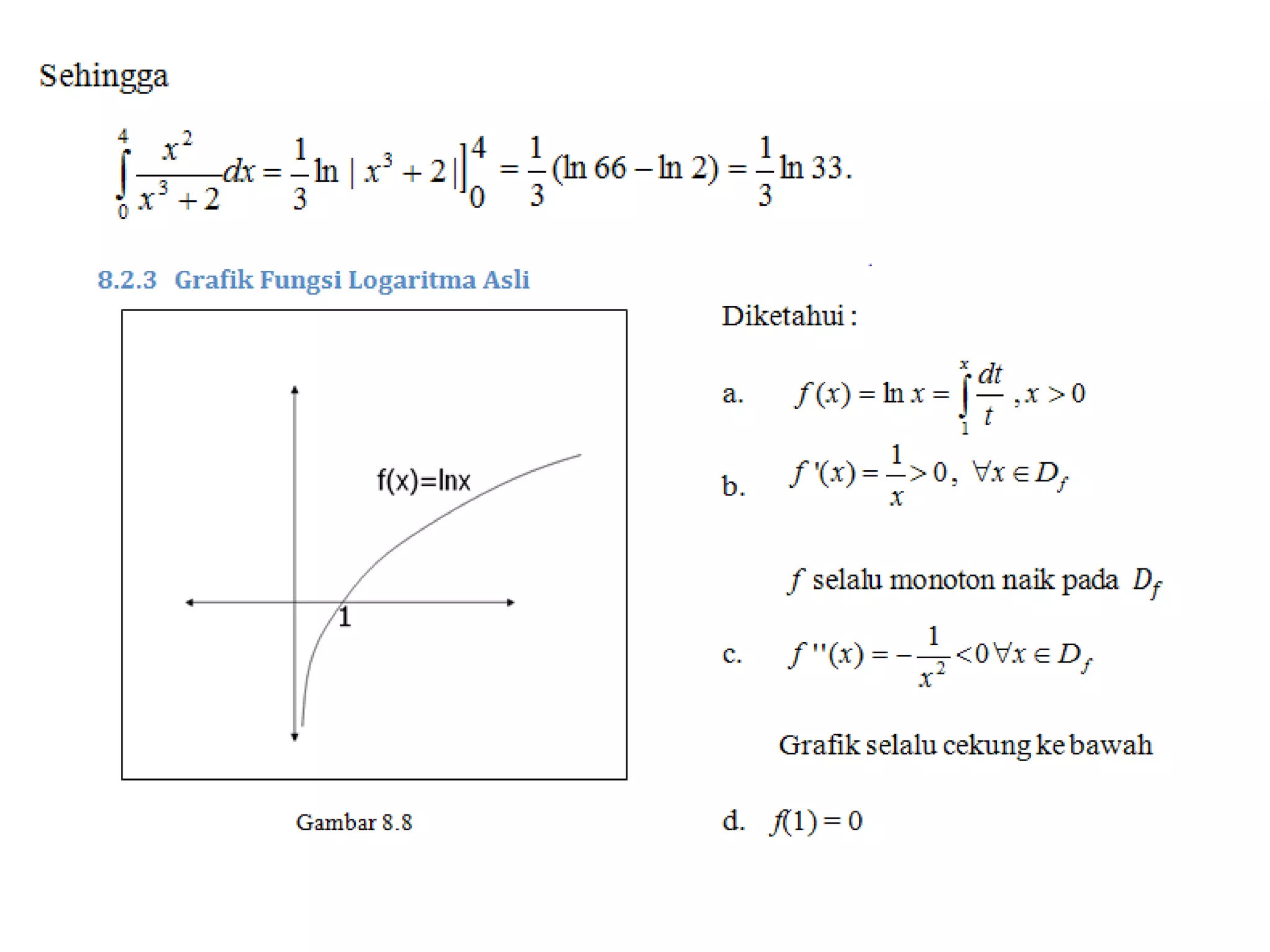 Bab 8. Fungsi Transenden ( Kalkulus 1 ) | PPS