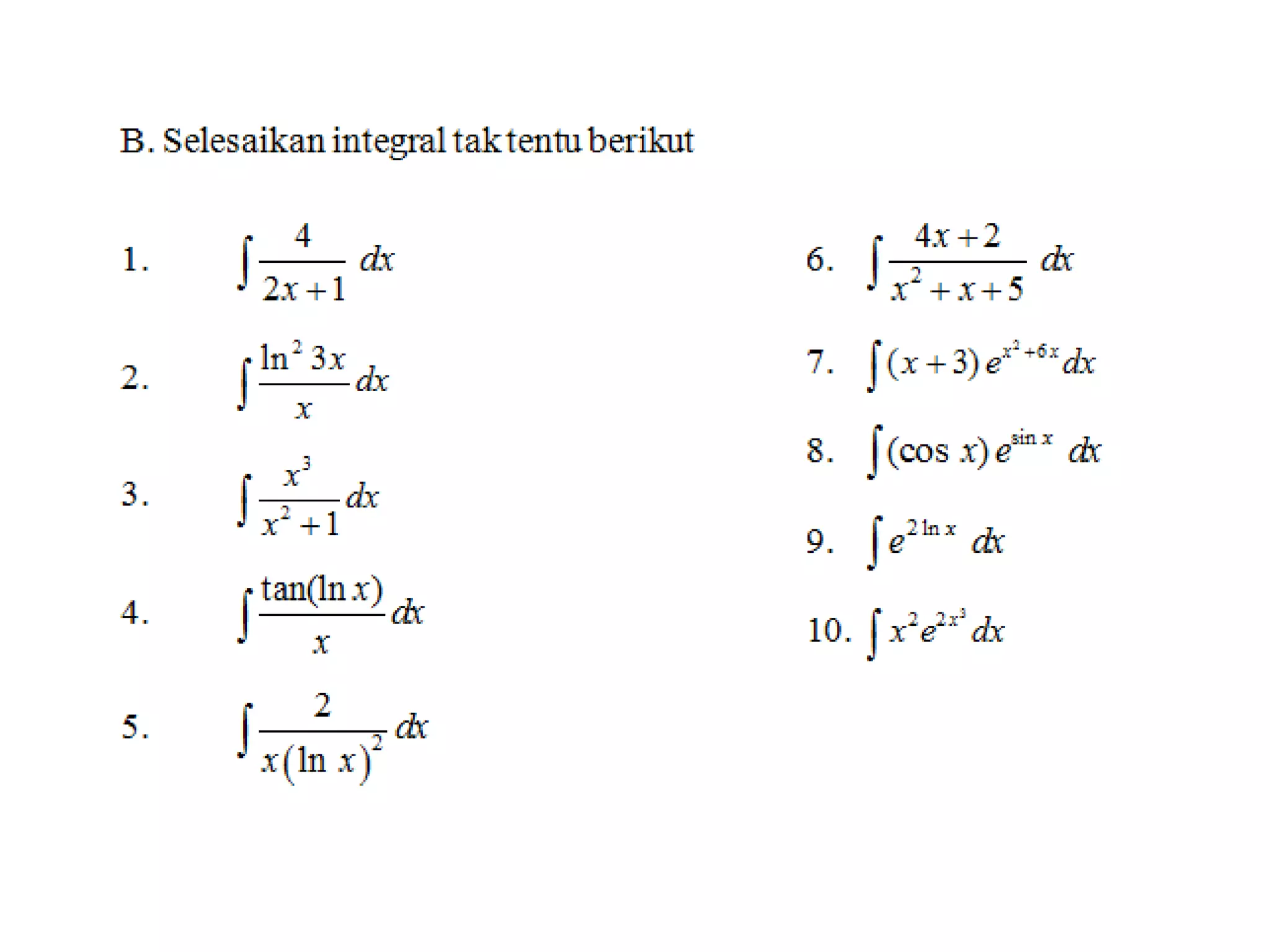 Bab 8. Fungsi Transenden ( Kalkulus 1 ) | PPS