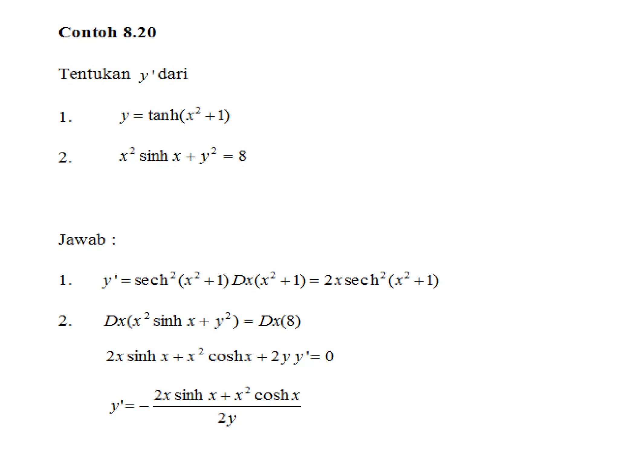 Bab 8. Fungsi Transenden ( Kalkulus 1 ) | PPS