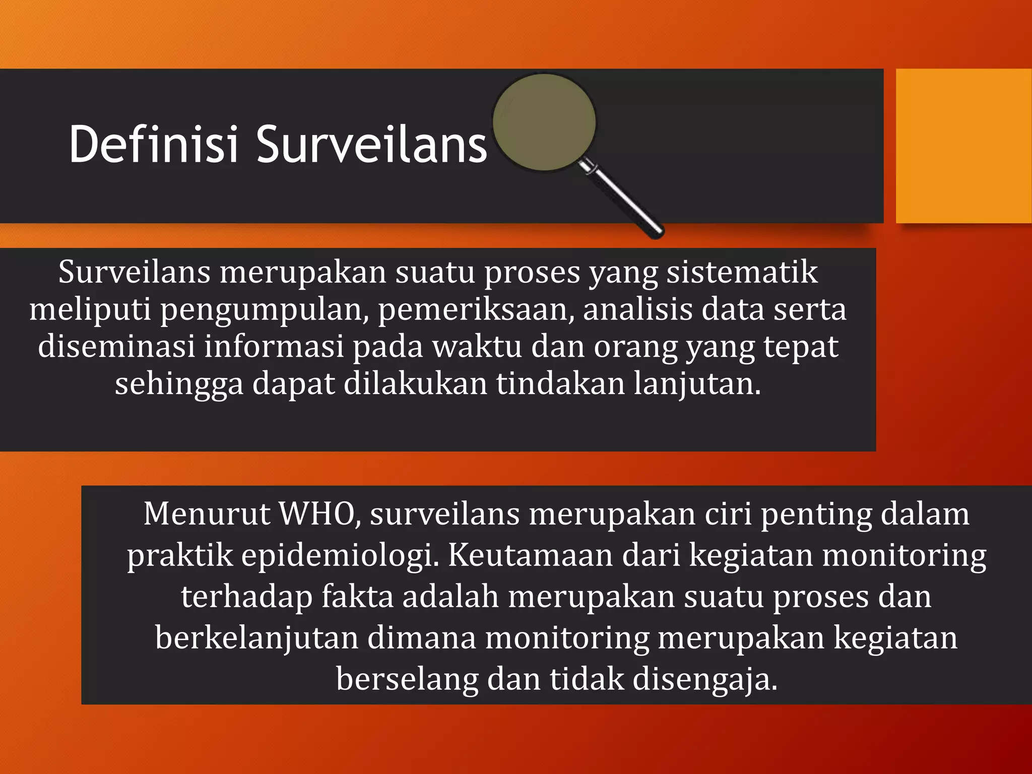 Bab viii surveilans epid | PPTX