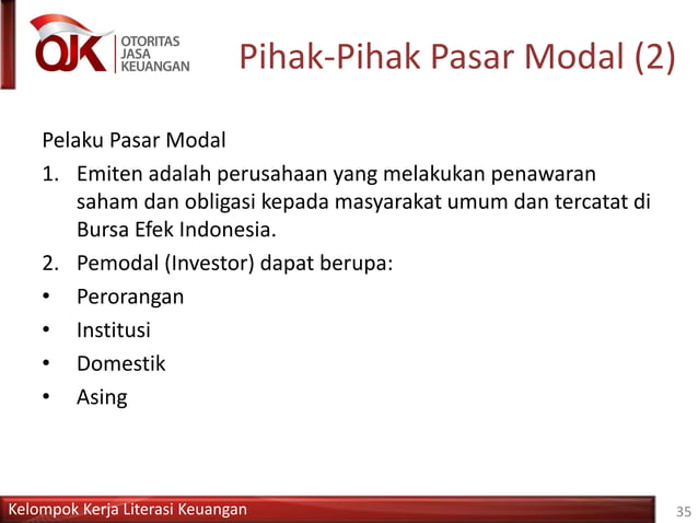 PRESENTASI PASAR MODAL | PPTX
