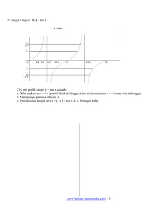 Bab vii trigonometri | PDF