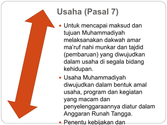 Bab VI Mukadimah Anggaran Dasar dan Anggaran Rumah Tangga Muhammadiyah.pptx