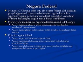 Pembagian Kekuasaan Negara | PPT