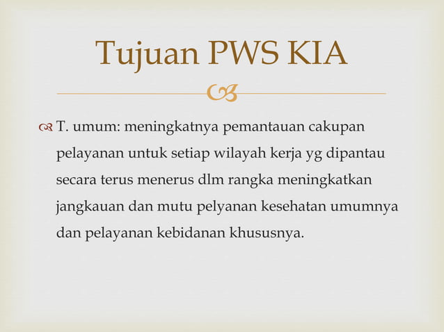 PWS KIA | PPTX