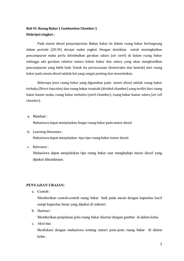 ruang bakar | PDF