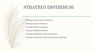 strategi distribusi materi projek kreatif dan kewirausahaan | PPTX