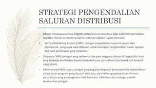 strategi distribusi materi projek kreatif dan kewirausahaan | PPTX