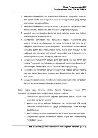 Bab v kelembagaan larap tol | PDF