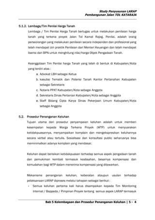 Bab v kelembagaan larap tol | PDF