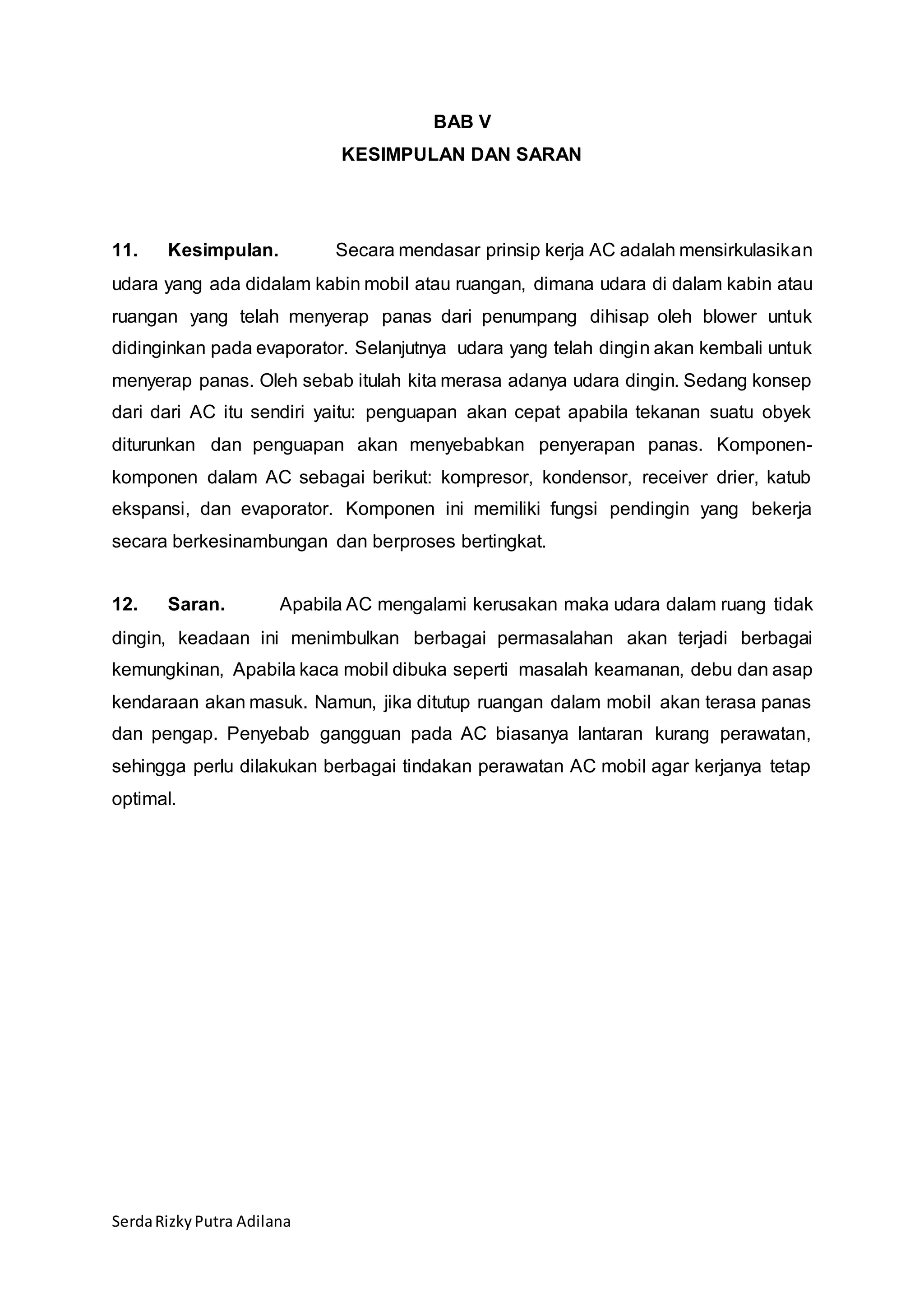 Bab v kesimpulan saran penutup | DOCX