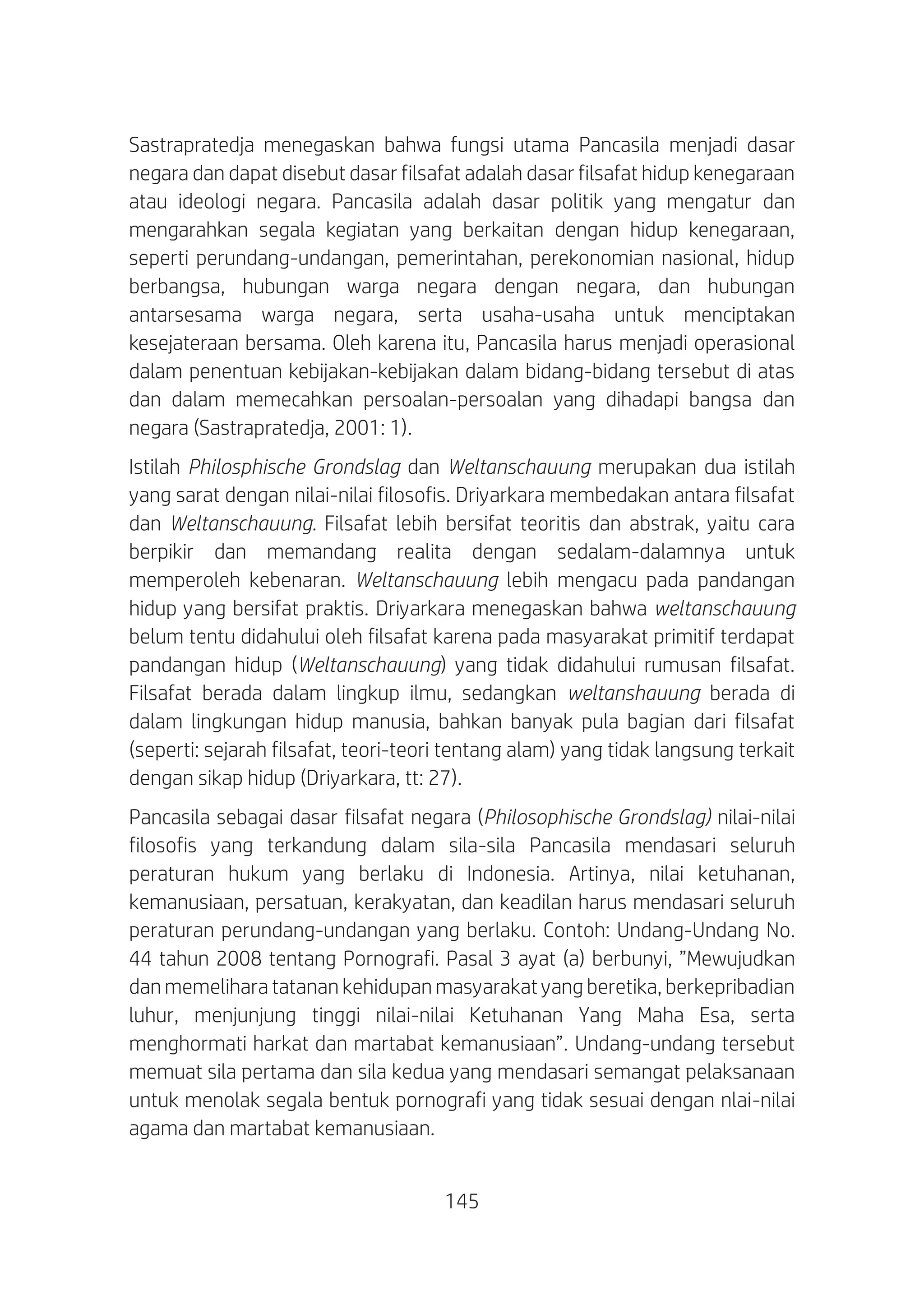 Bab v pancasila merupakan sistem filsafat | PDF