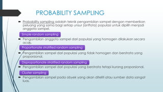 Bab v populasi & sampel tugas 3 kelompok | PDF