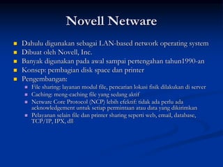 Bab X - Sistem Operasi Jaringan.ppt