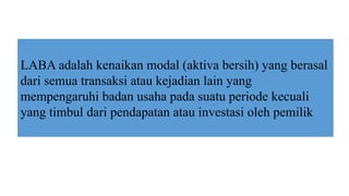 Bab xii konsep laba | PPTX