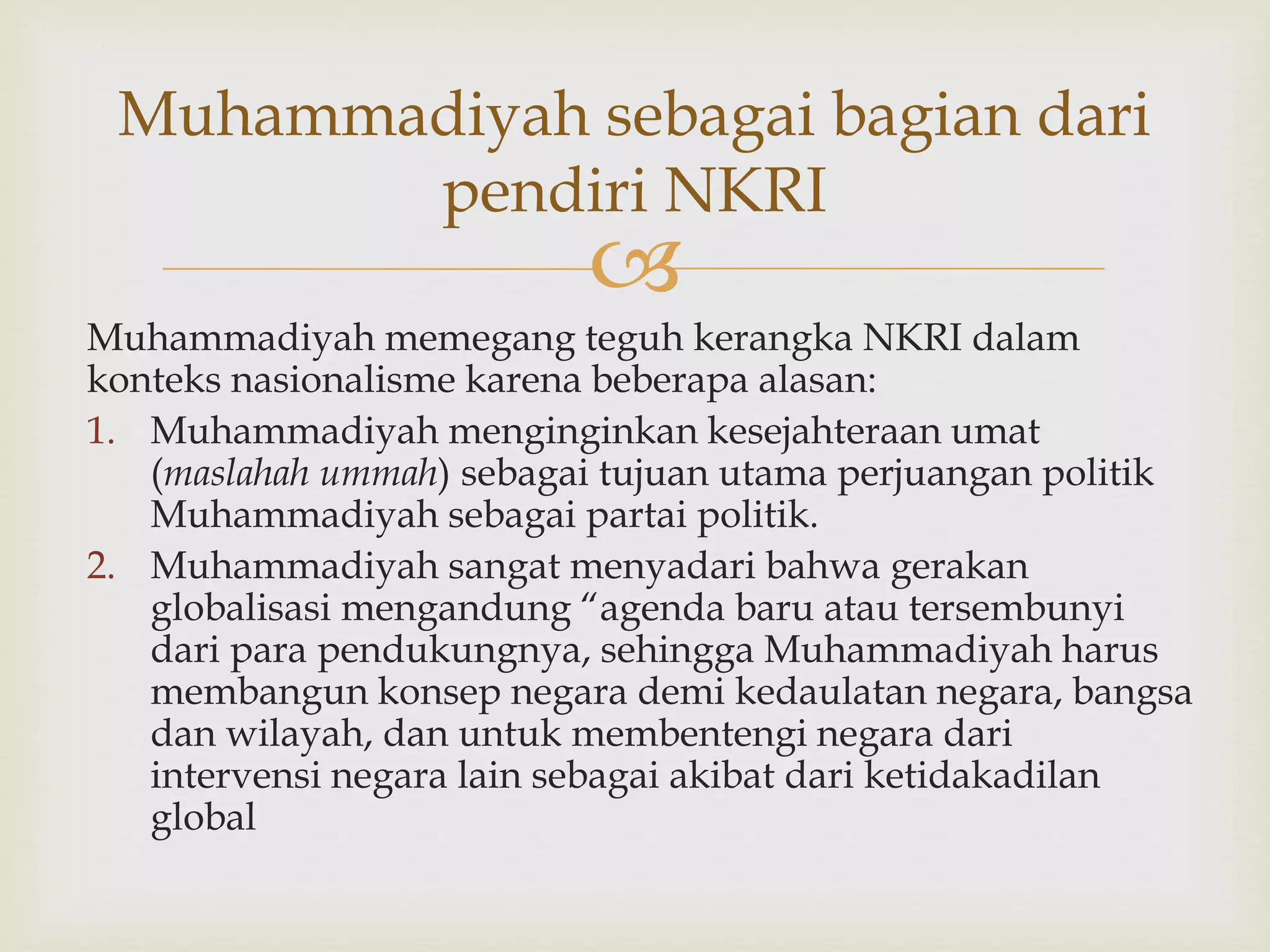 BAB XII Peran kebangsaan Muhammadiyah di Indonesia.pptx