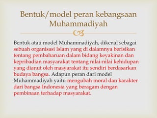 BAB XII Peran kebangsaan Muhammadiyah di Indonesia.pptx