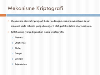 Bab xii sistem kriptografi | PDF