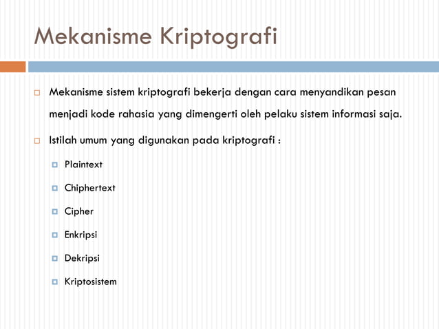 Bab xii sistem kriptografi | PDF