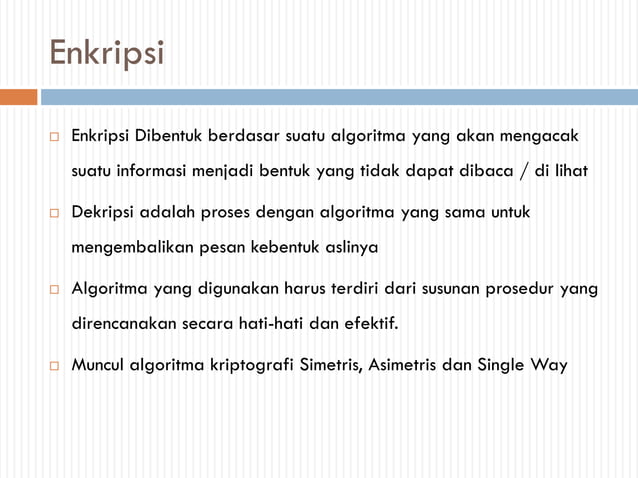 Bab xii sistem kriptografi | PDF