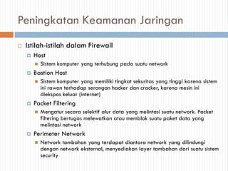 jarkom lanjut sistem keamanan jaringan komputer | PDF