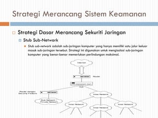 jarkom lanjut sistem keamanan jaringan komputer | PDF