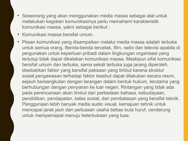 MATERI SISTEM KOMUNIKASI MASSA - ADE PUTRA | PPT