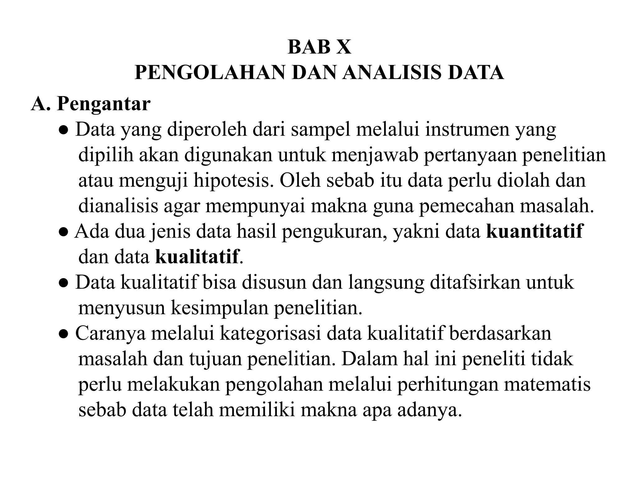BAB X PENGOLAHAN DATA DAN ANALISIS DATA.pptx