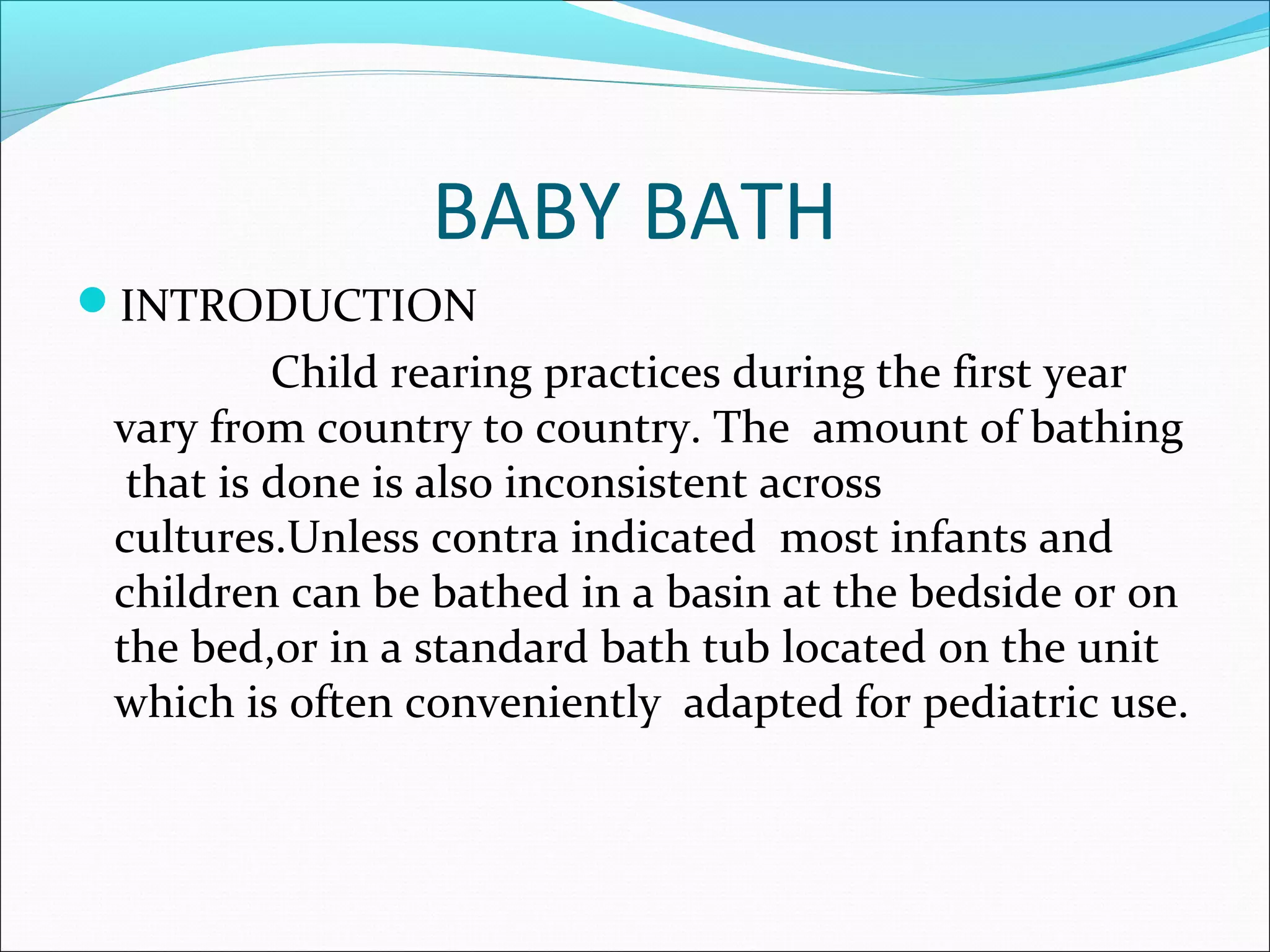 Baby bath | PPT