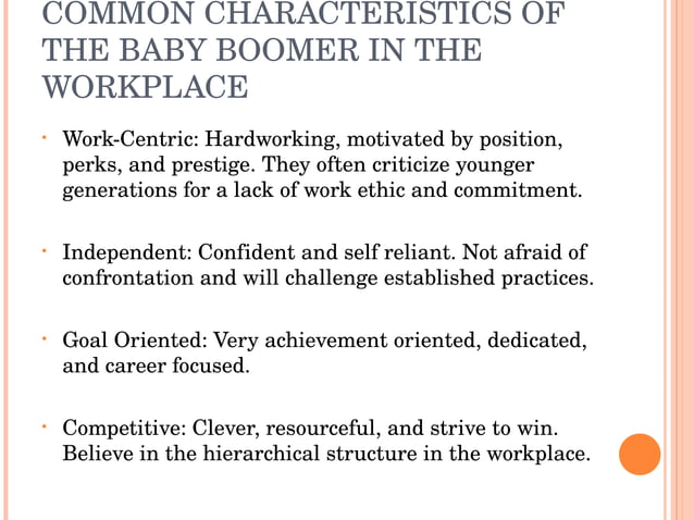 Baby Boomers | PPT
