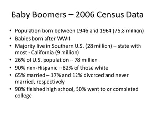 Baby boomers generational_diversity | PPTX