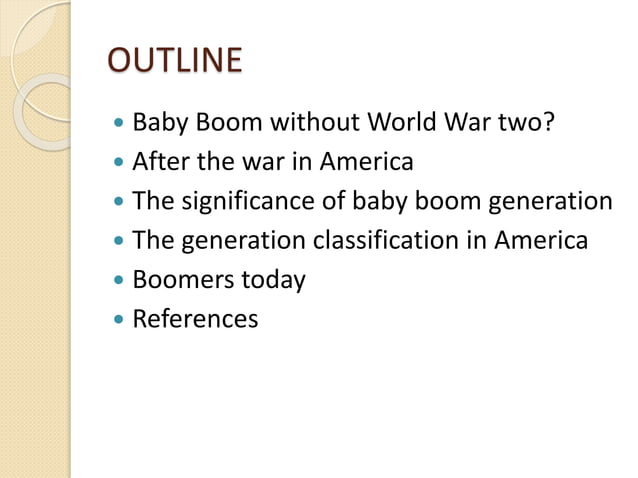 Baby boom generation in the united states | PPTX