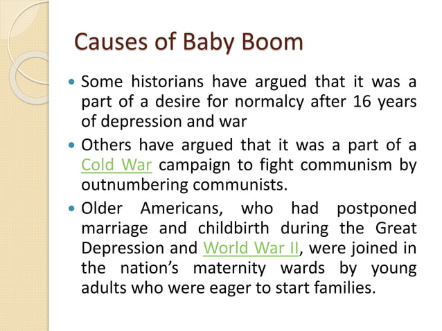 Baby boom generation in the united states | PPTX