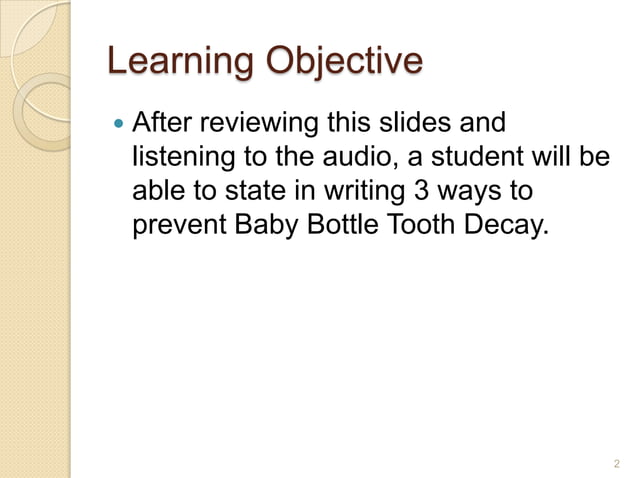 Baby bottle tooth decay | PPT