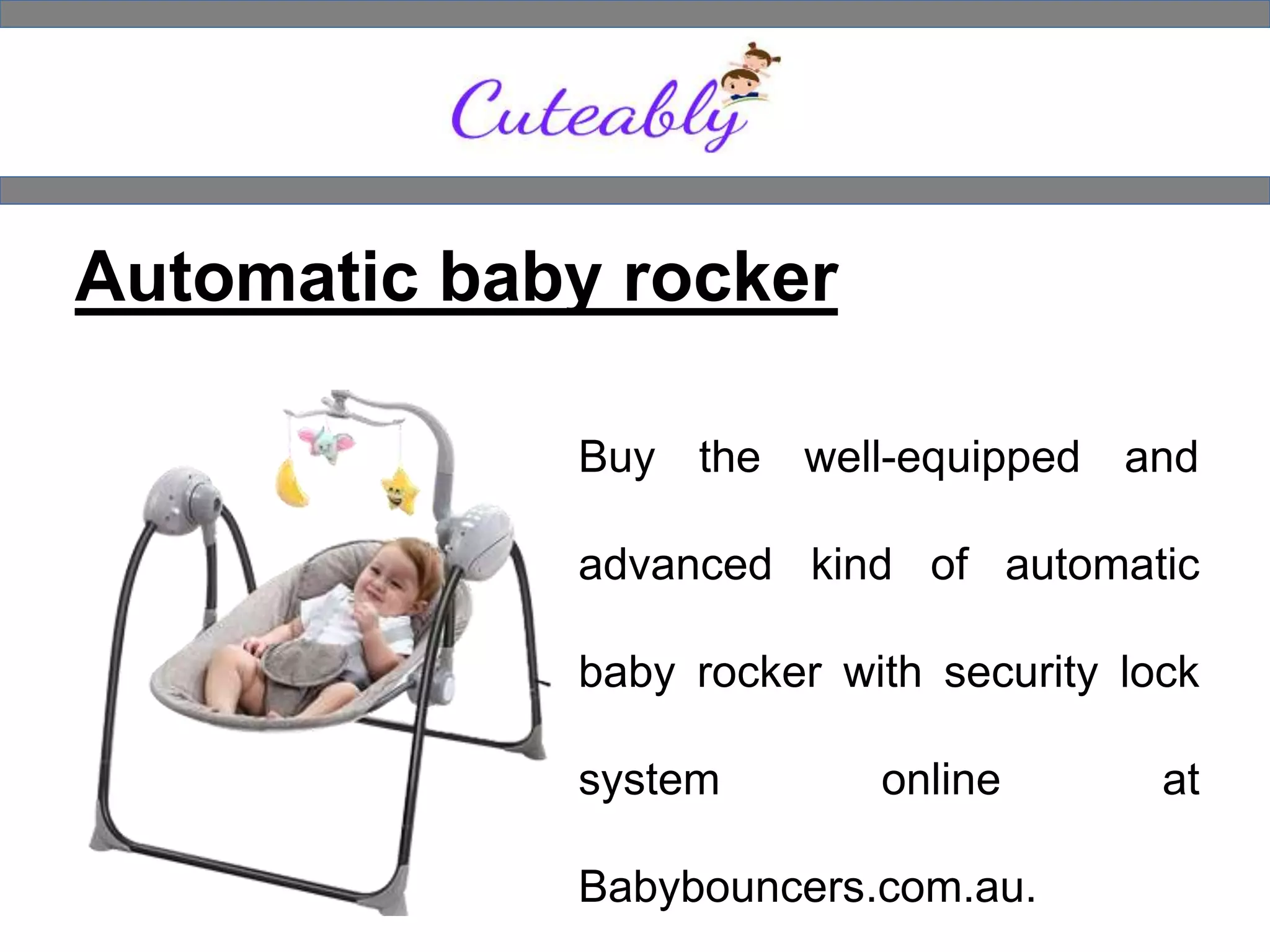automatic baby rocker | PPT