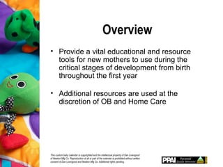 Baby's First Year Calendar Program | PPT
