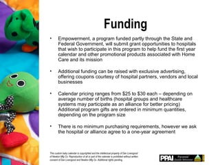 Baby's First Year Calendar Program | PPT