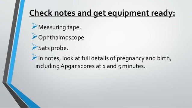 Baby check at birth and 6 weeks | PPTX